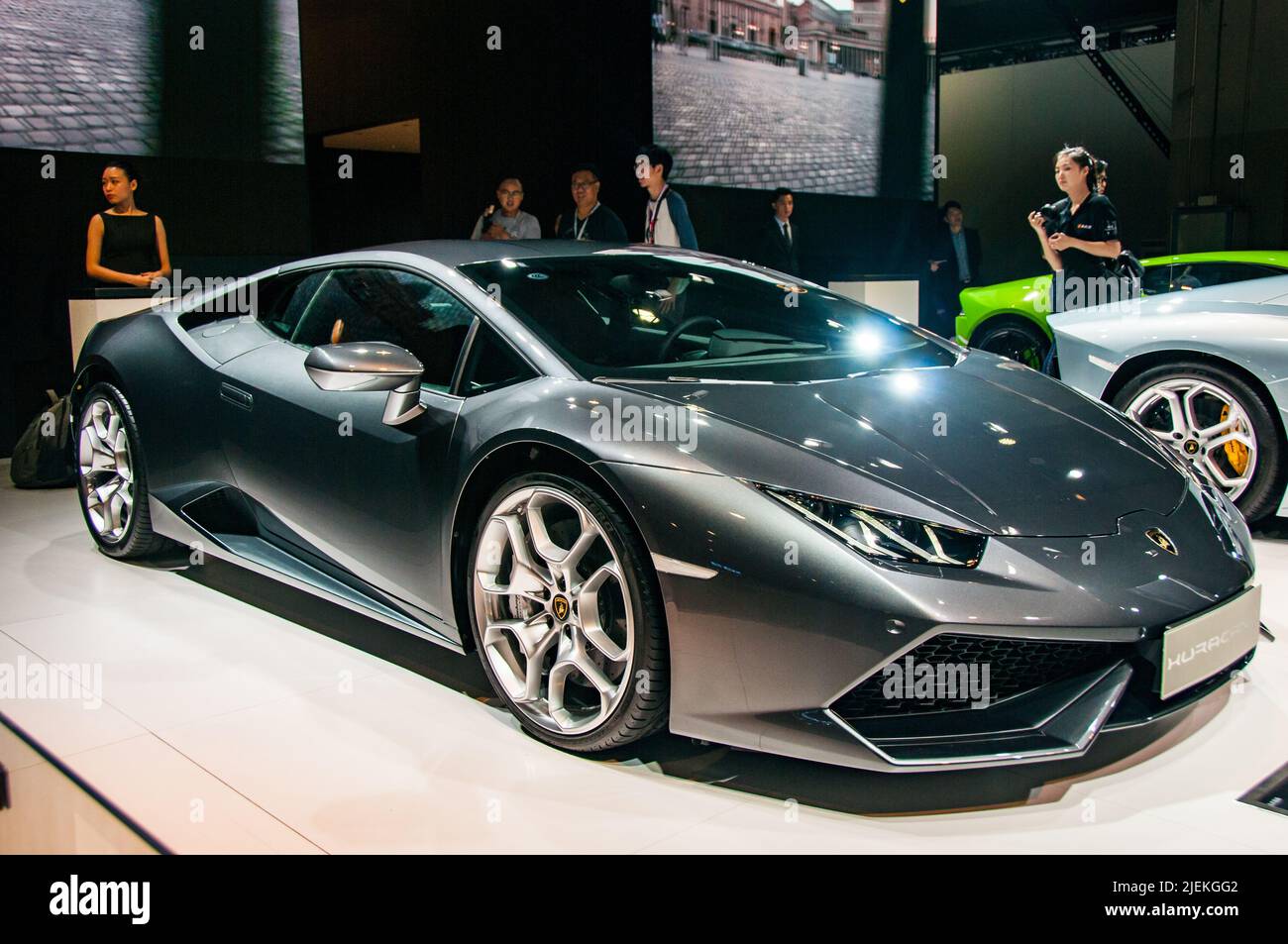 Lamborghini Huracan Zhong special edition for China on display at the ...