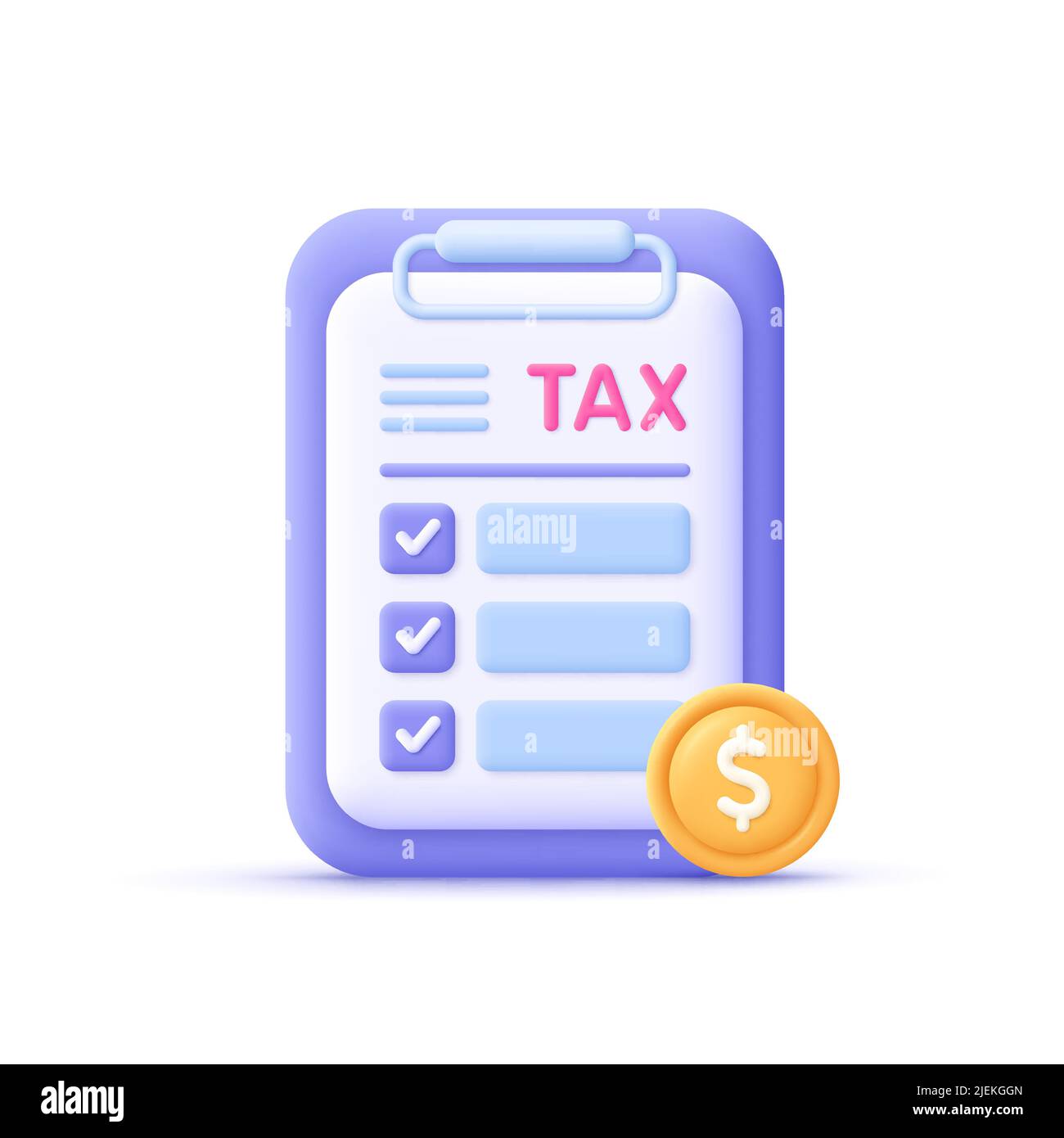 Filling tax form. Tax payment, accounting, financial management ...