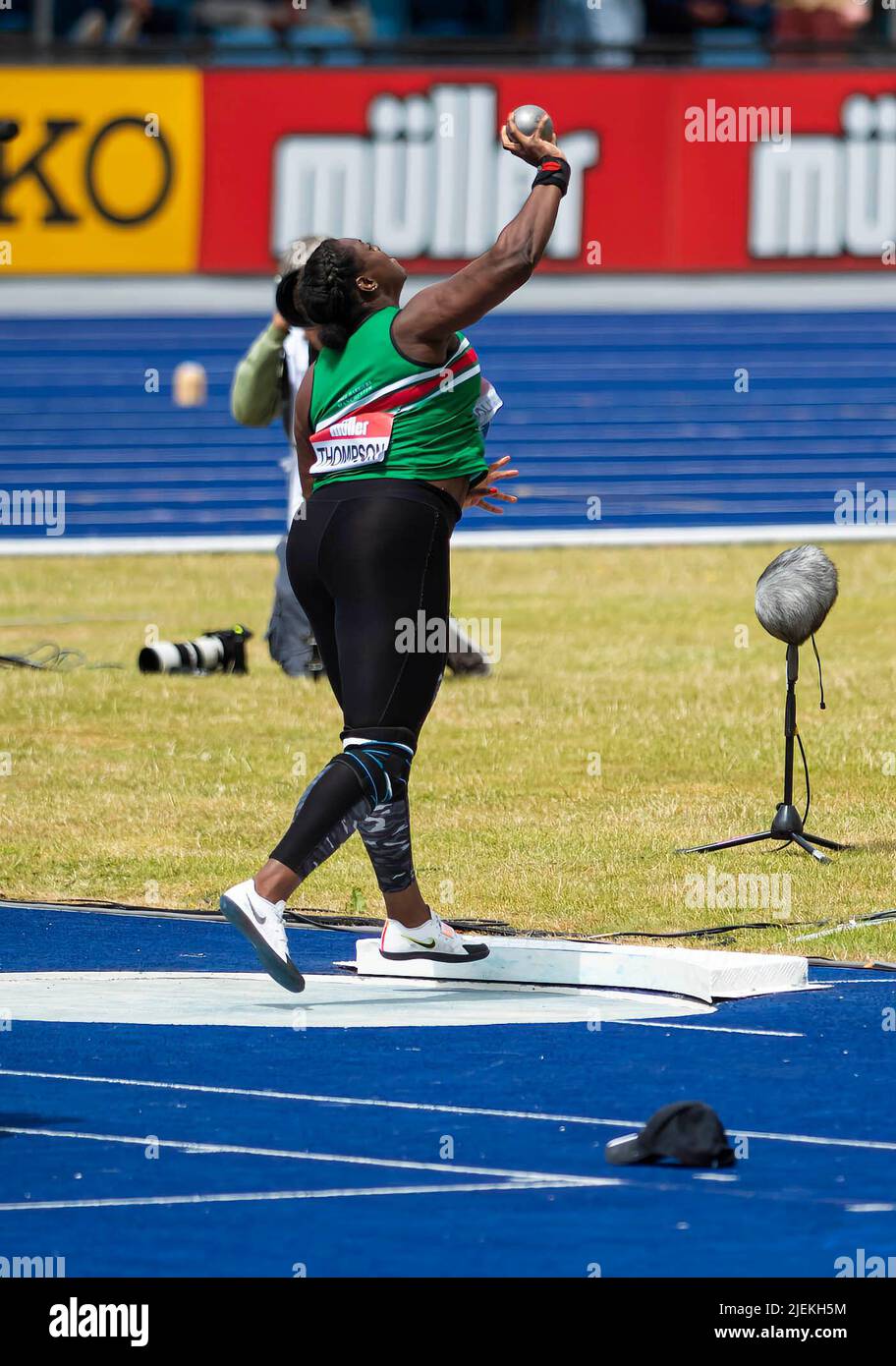 26-6-2022: Day 3 Women's Shot Put - Final THOMPSON Shaunna SALE ...