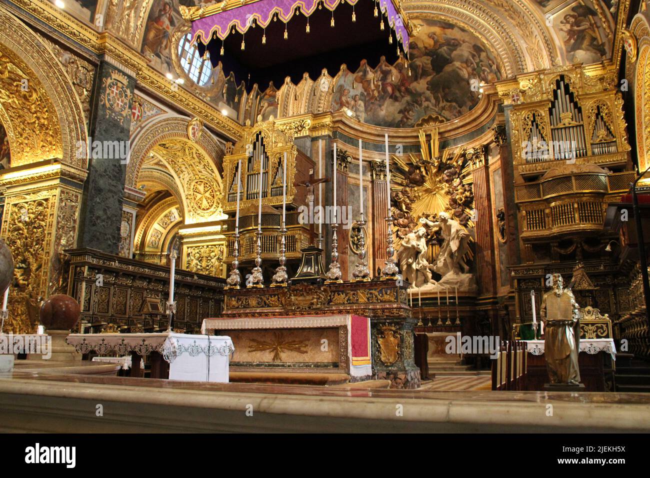 st john co-cathedral in valletta (malta Stock Photo - Alamy