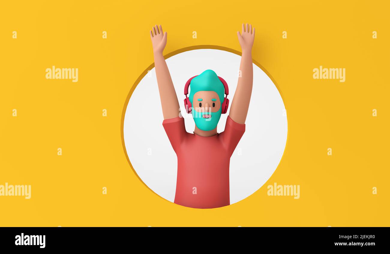 Achievement cartoon celebrate celebrating hi-res stock photography and ...