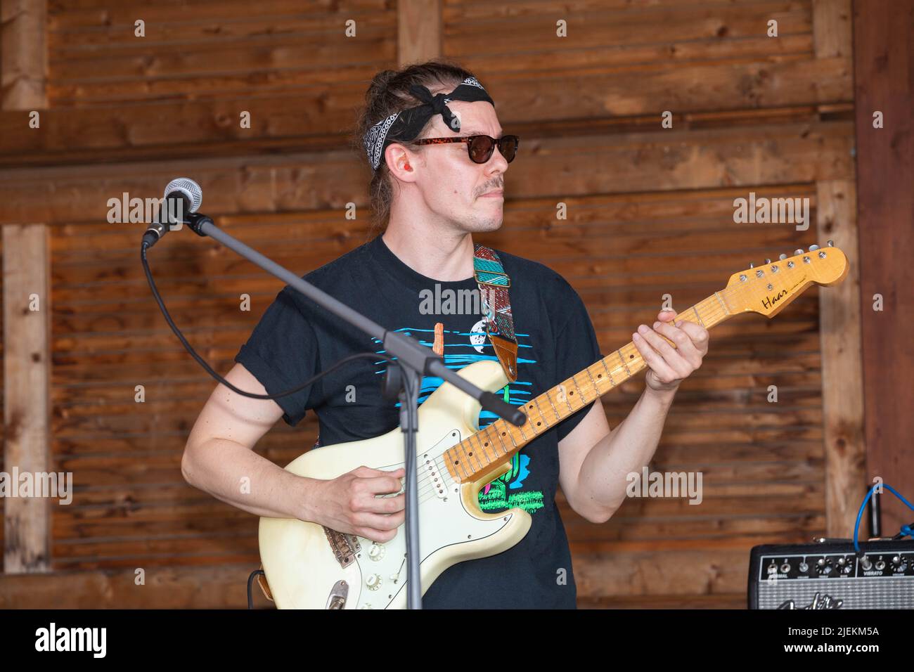 Leif Bräutigam, Sohn von Tom Astor beim 25. Countryfest auf der Forest ...