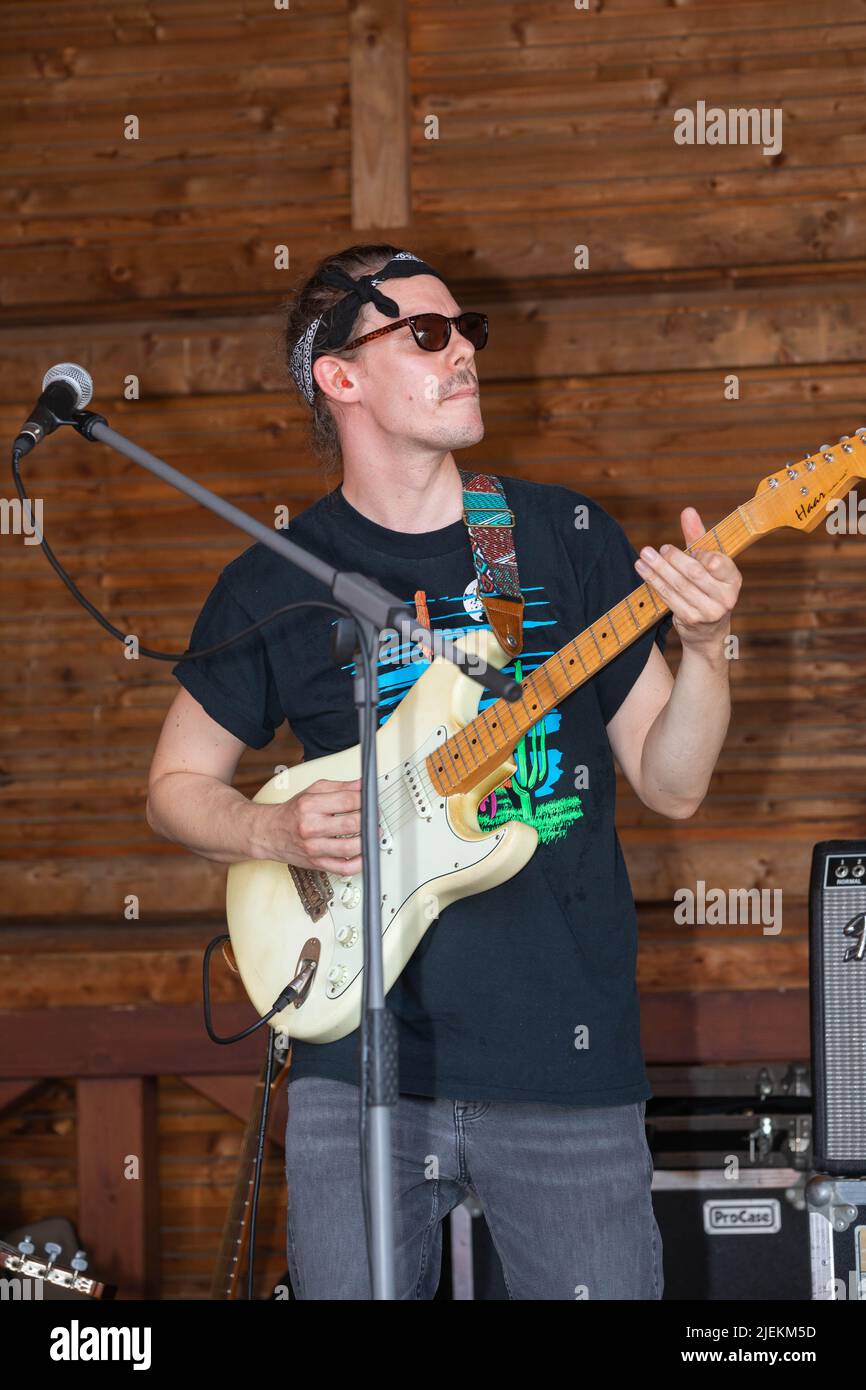 Leif Bräutigam, Sohn von Tom Astor beim 25. Countryfest auf der Forest ...