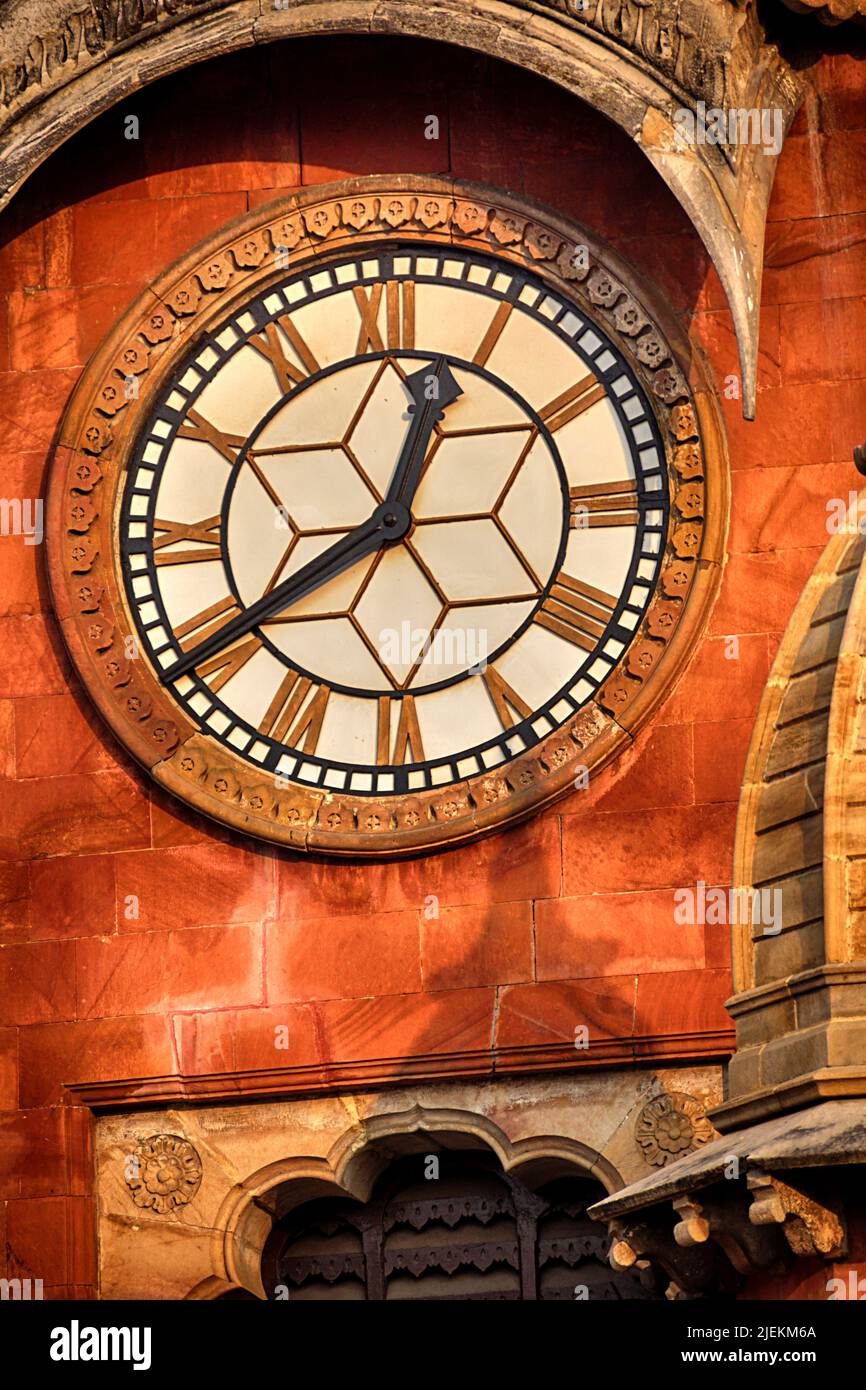 Huge Wall Clock, Clock Tower of Mahatma Gandhi Hall. Ghanta Ghar ...