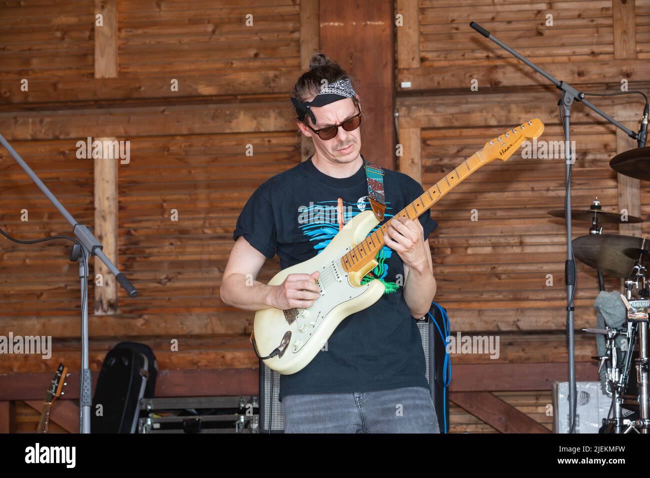 Leif Bräutigam, Sohn von Tom Astor beim 25. Countryfest auf der Forest ...