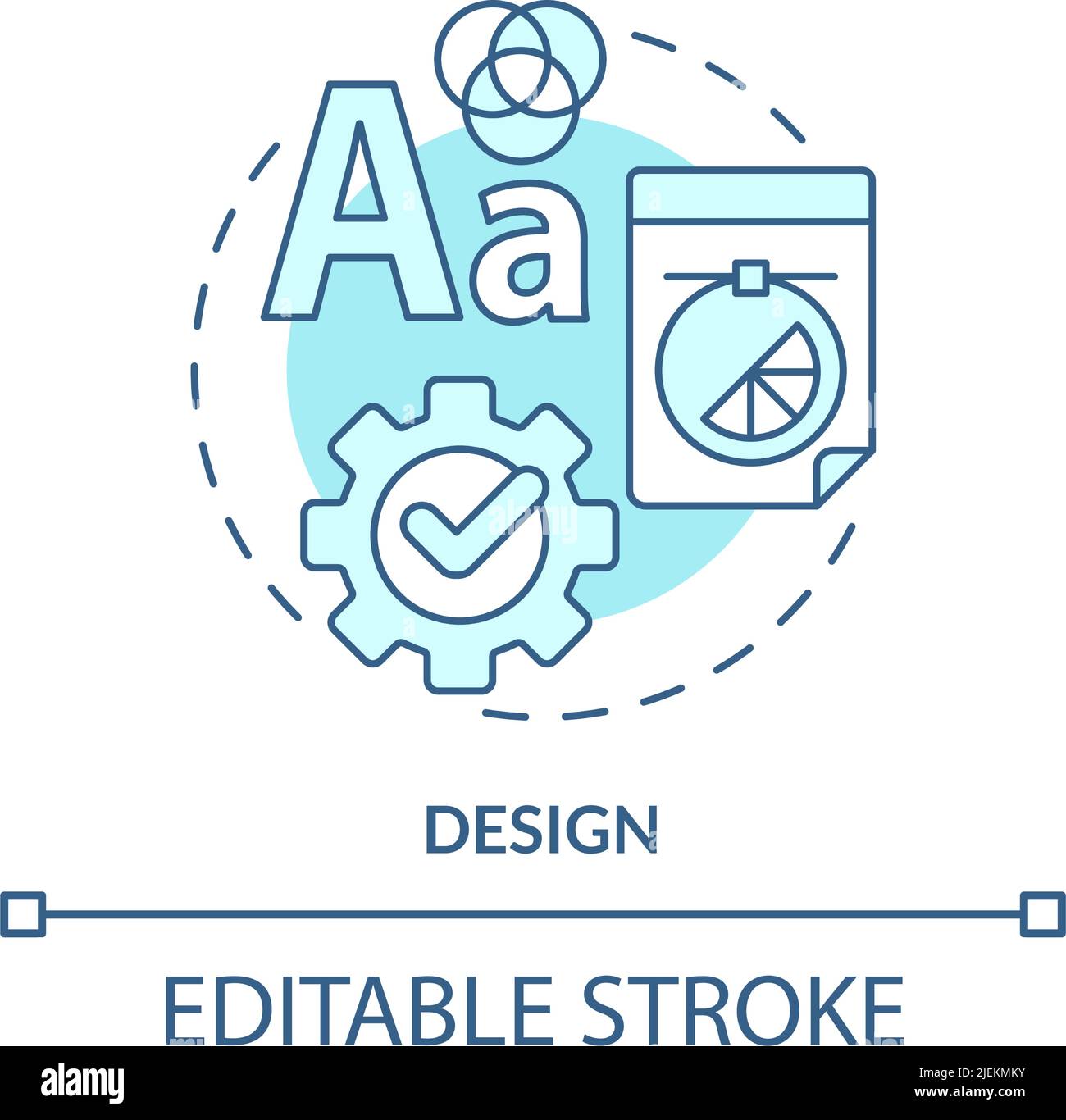 Design turquoise concept icon Stock Vector Image & Art - Alamy