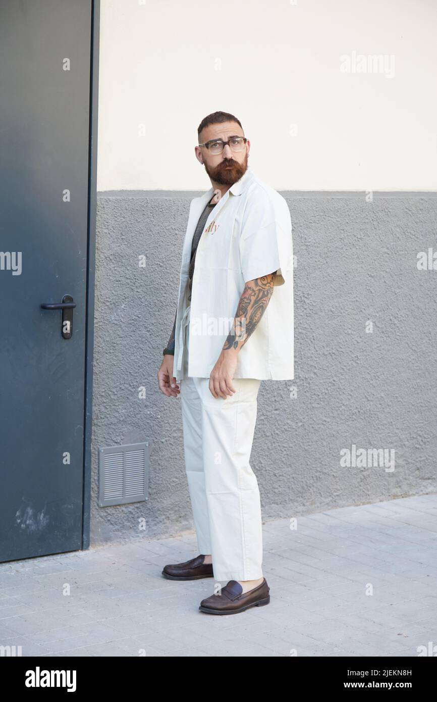 MILAN, ITALY - JUNE 18, 2022: Christian De Gennaro before Marcelo ...