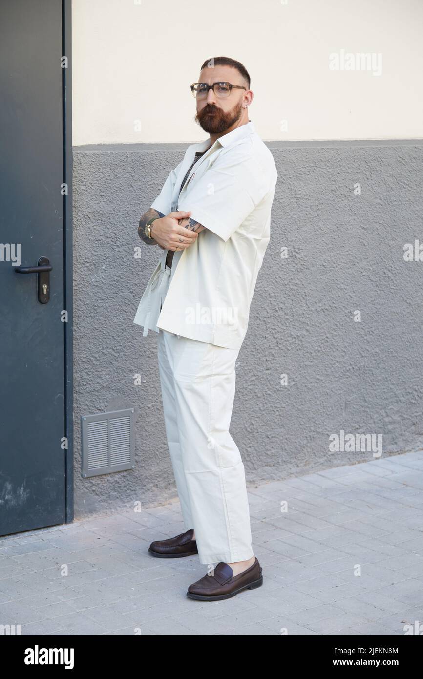 MILAN, ITALY - JUNE 18, 2022: Christian De Gennaro before Marcelo ...
