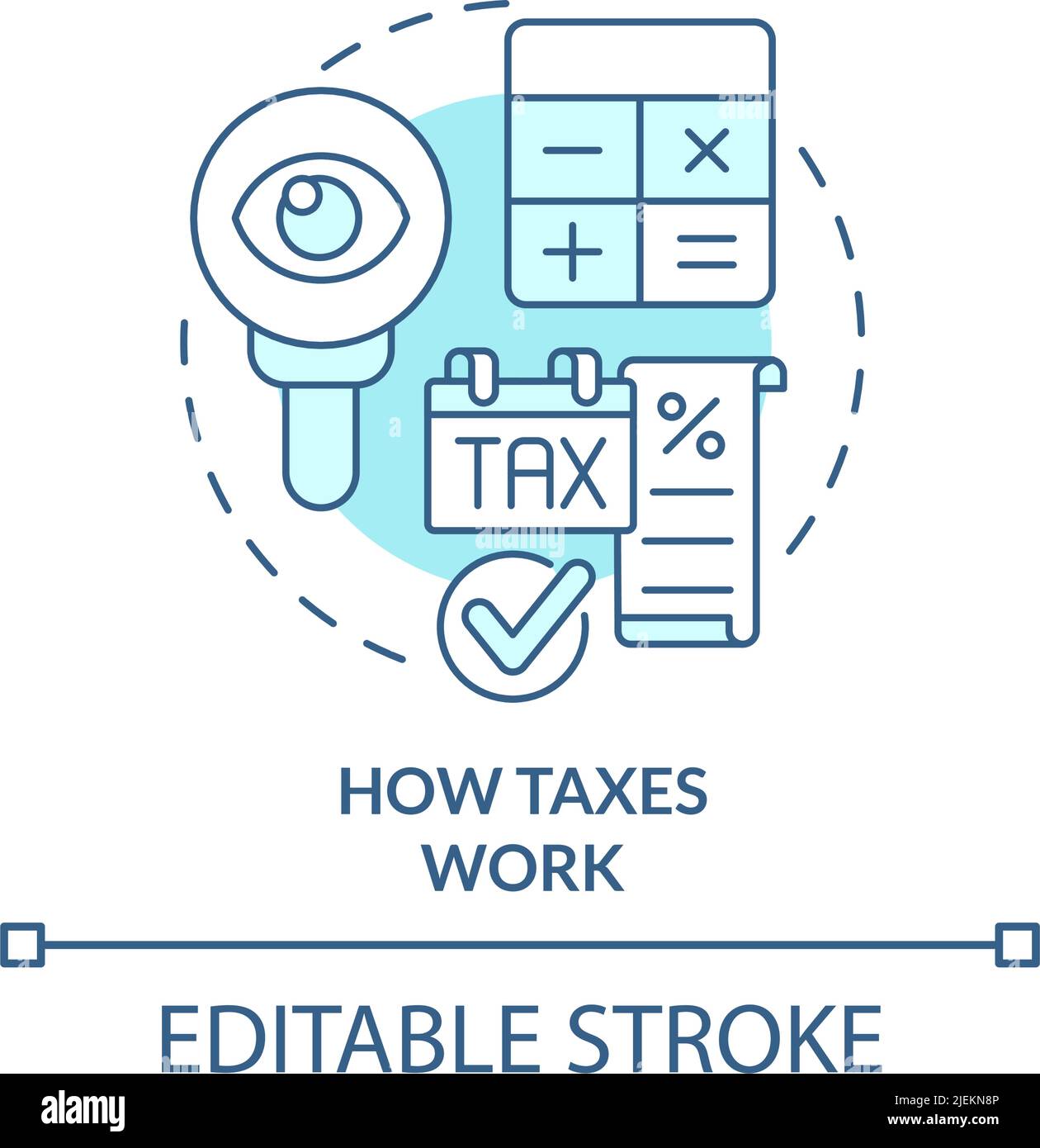 Turquoise calculator Stock Vector Images - Alamy