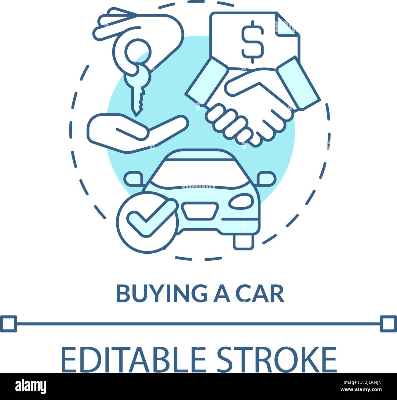 Buying first car vehicle Stock Vector Images - Alamy