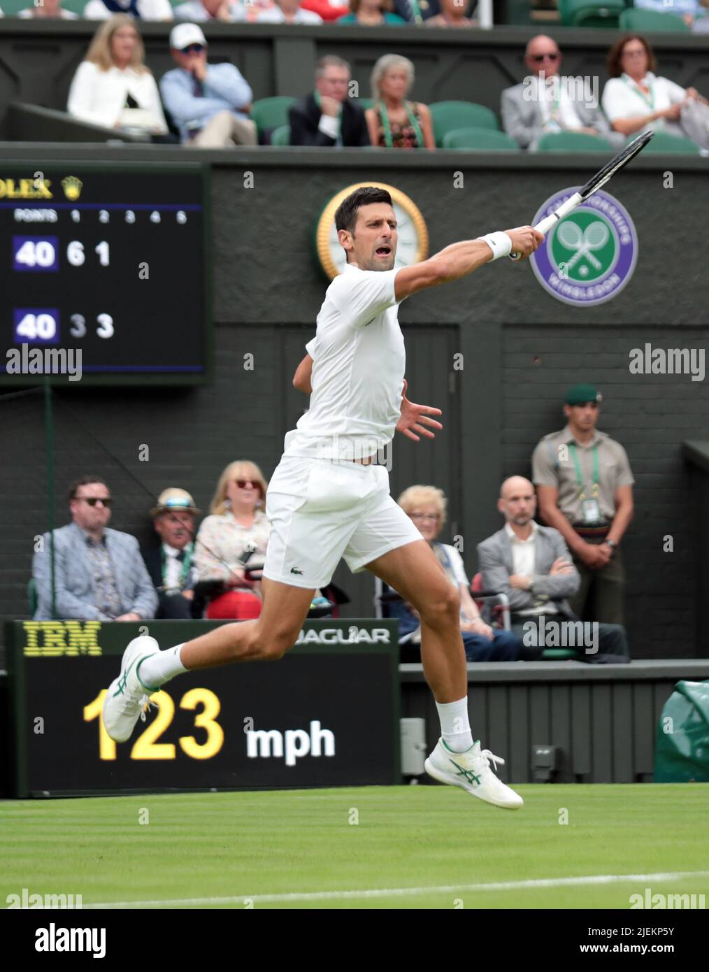 Novak djokovic forehand hi-res stock photography and images - Alamy