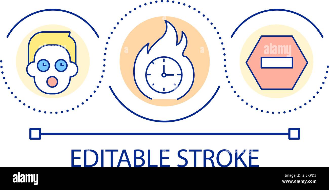 Change management time icon Stock Vector Images - Alamy