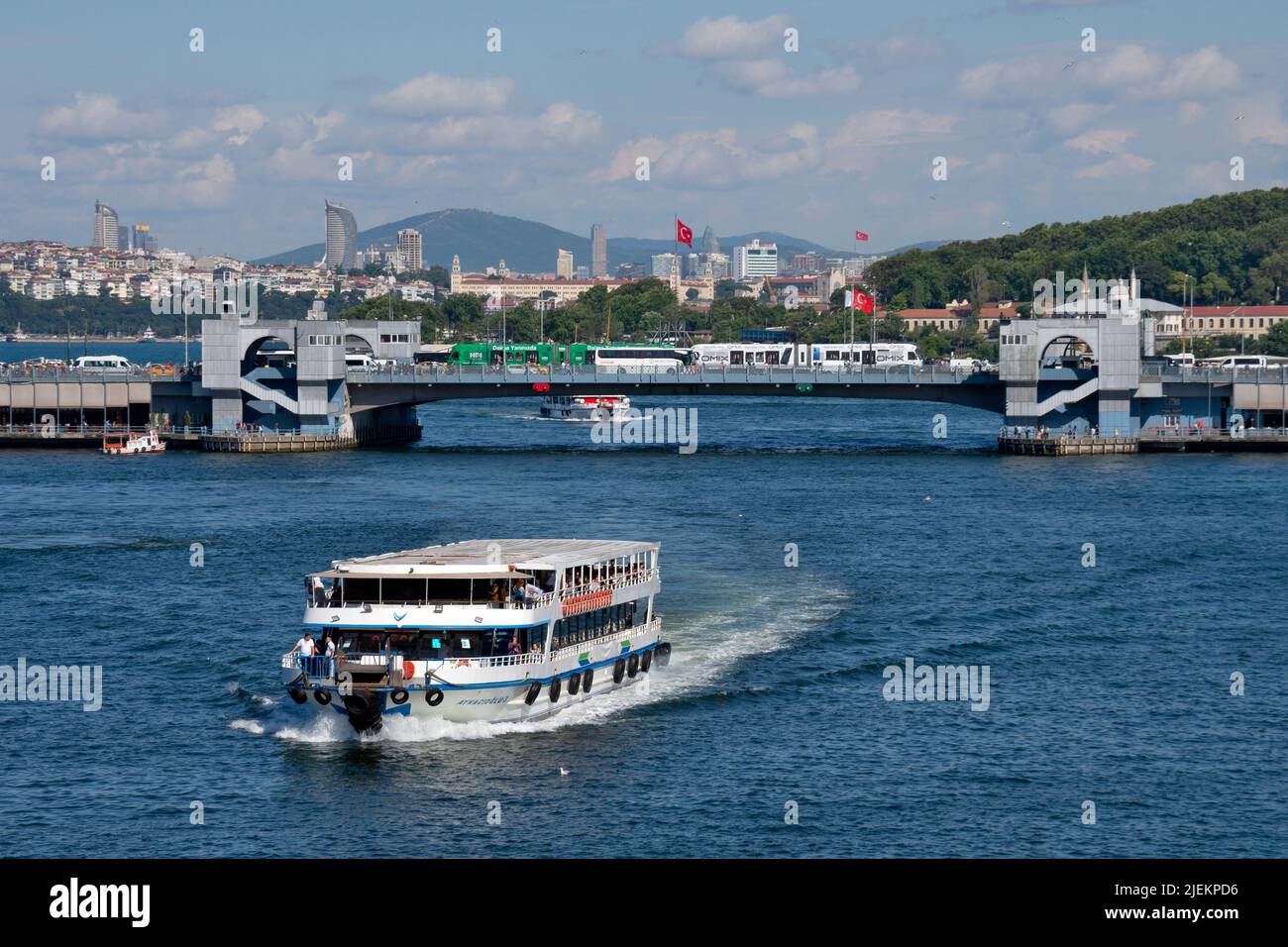 The Galata Bridge in Istanbul, Turkey Stock Photo - Alamy
