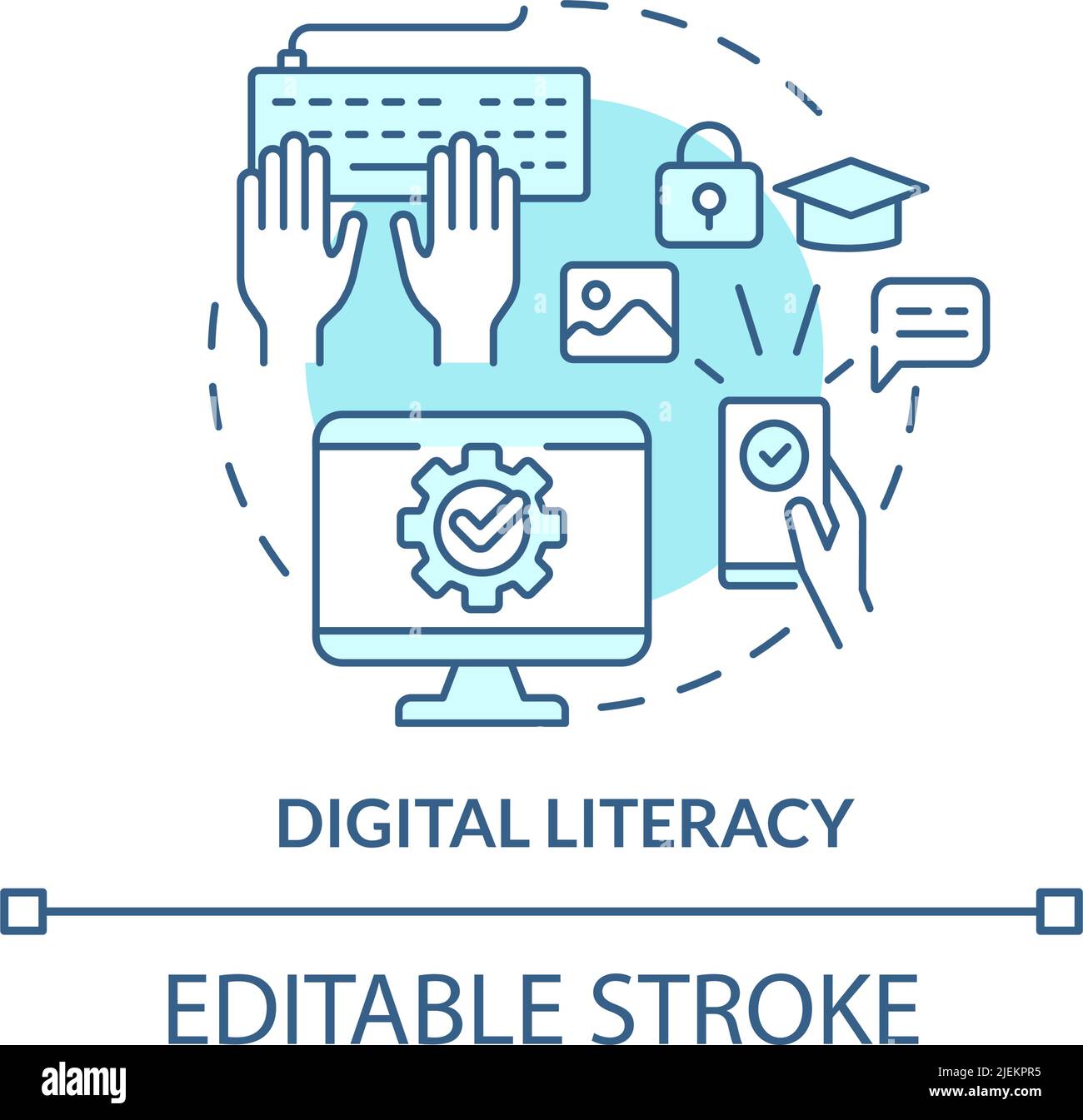 Digital Literacy Clipart