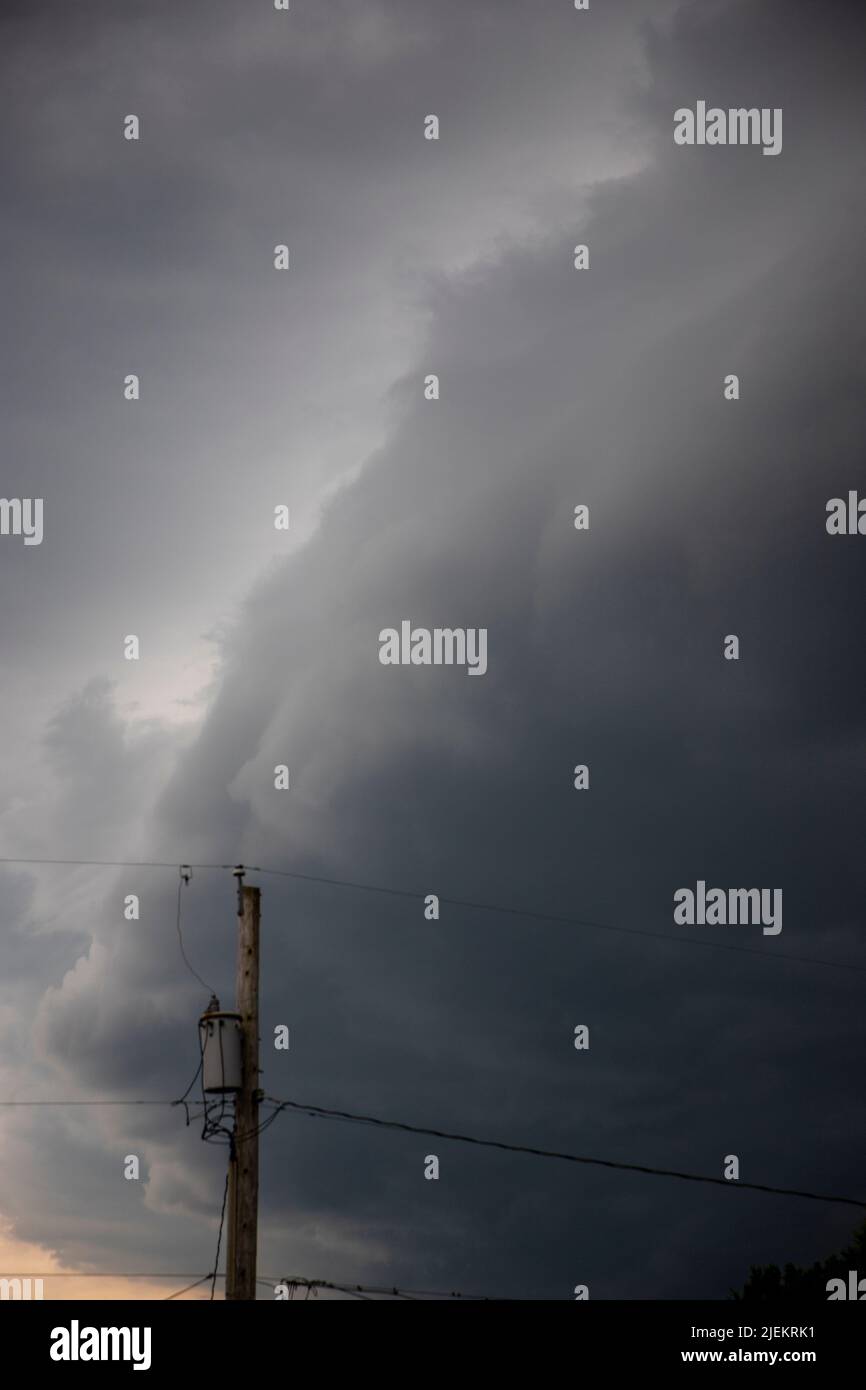 A storm coming in Butler, Pennsylvania Stock Photo - Alamy