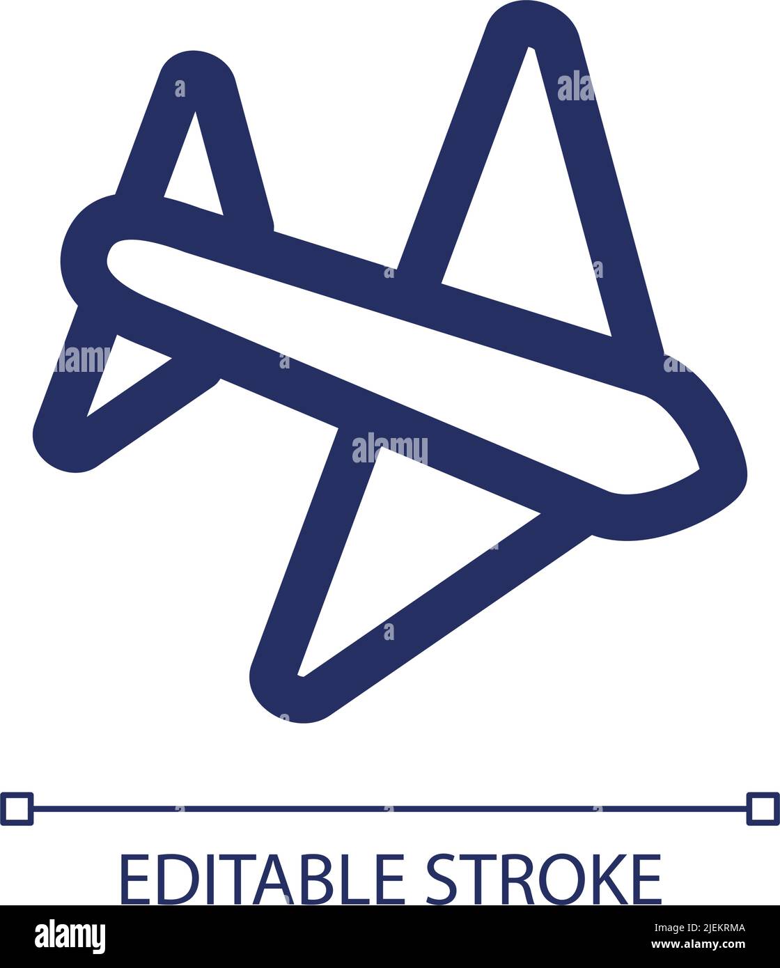 Aircraft delivery RGB color ui icon Stock Vector Image & Art - Alamy