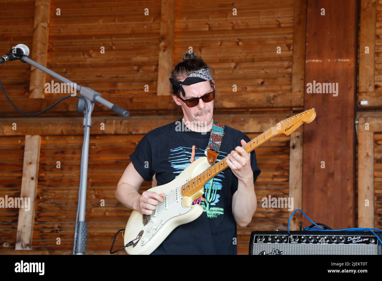 Leif Bräutigam, Sohn von Tom Astor beim 25. Countryfest auf der Forest ...