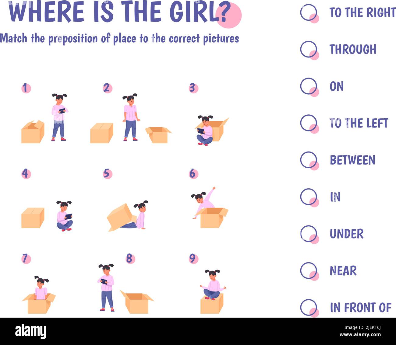 English Grammar Prepositions With Pictures