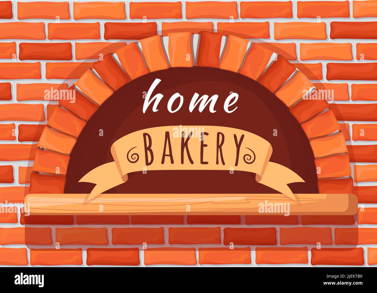 Home bakery oven. Brick stone firewood stove for baking bread, cooking ...