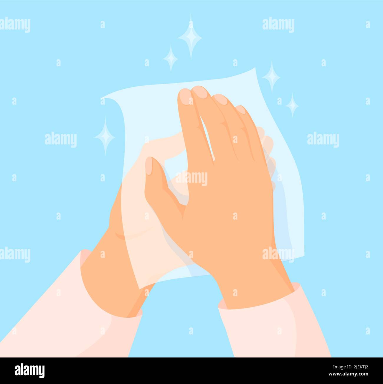 Handing towel Stock Vector Images - Alamy