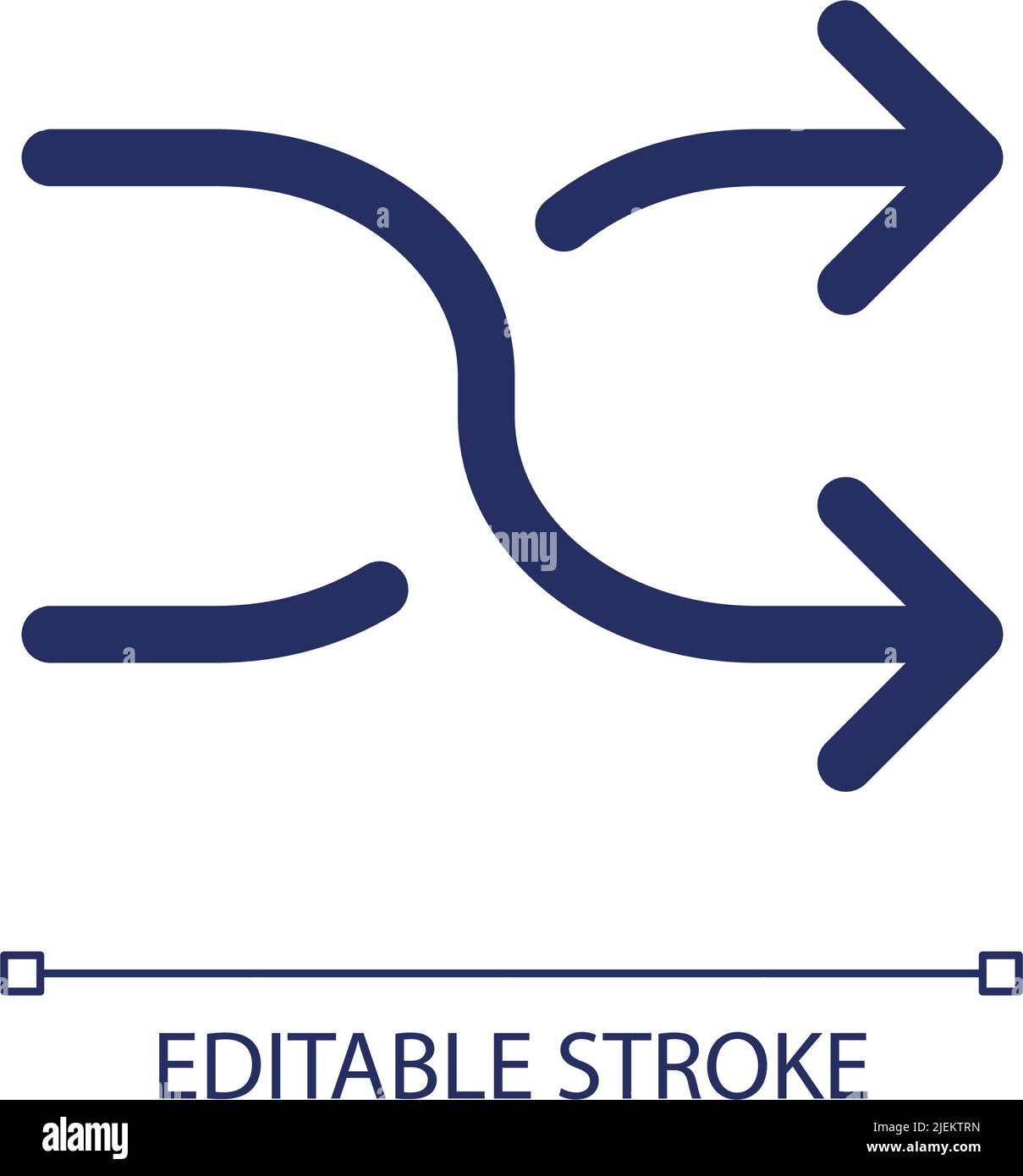 Media control shuffle icon Cut Out Stock Images & Pictures - Alamy