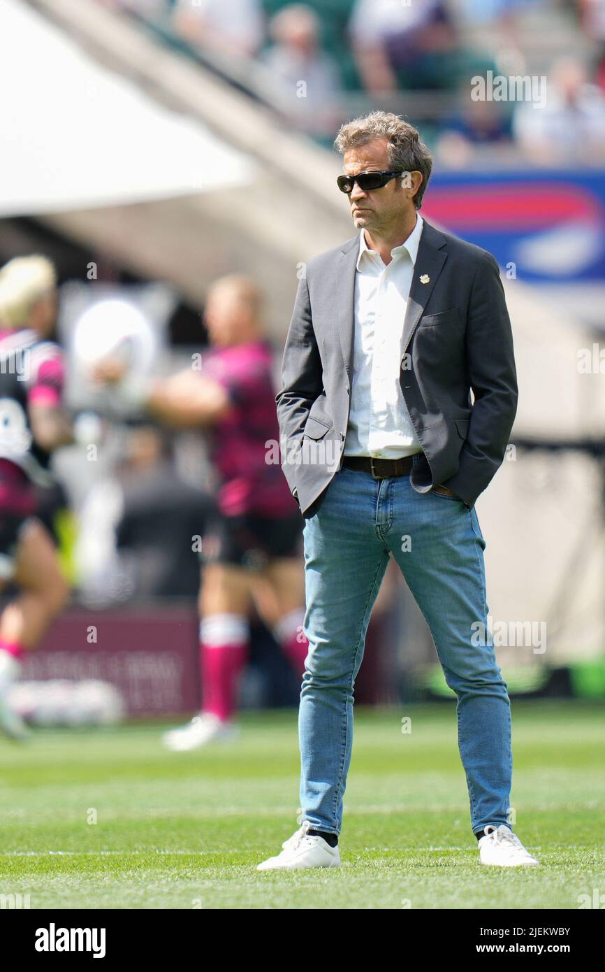 Barbarians coach fabien galthie england barbarians match at twickenham ...