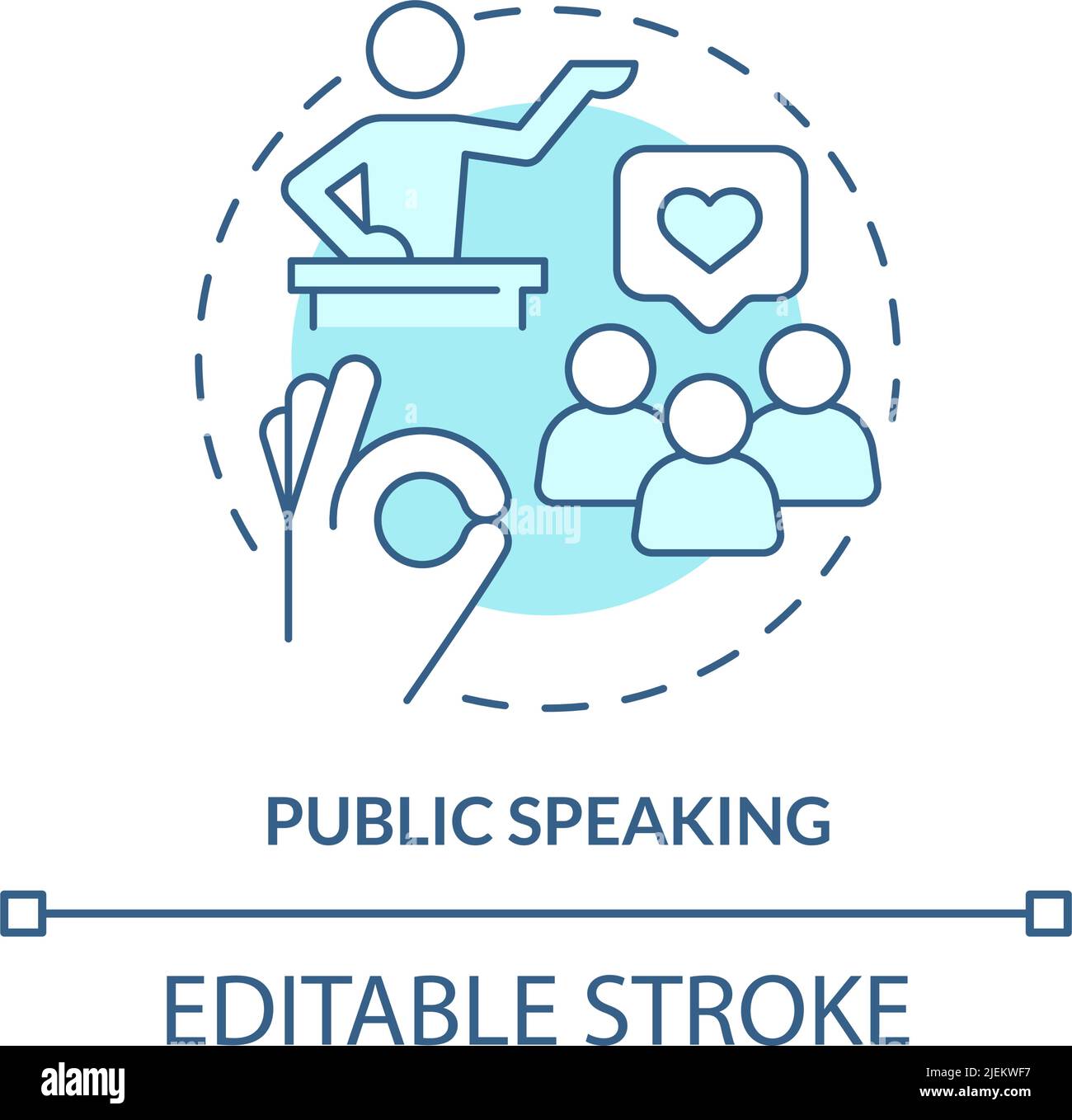 Public speaking turquoise concept icon Stock Vector Image & Art - Alamy Public speaking turquoise concept icon Stock Vector Image & Art - Alamy