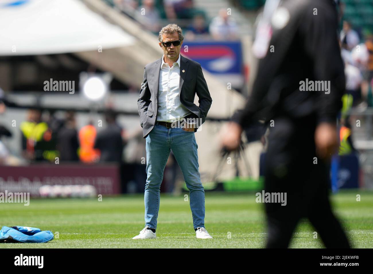 Barbarians coach fabien galthie england barbarians match at twickenham ...