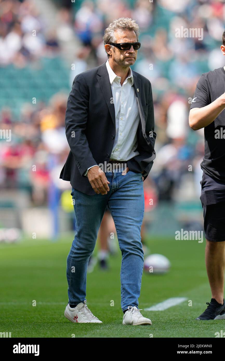 Barbarians coach fabien galthie england barbarians match at twickenham ...