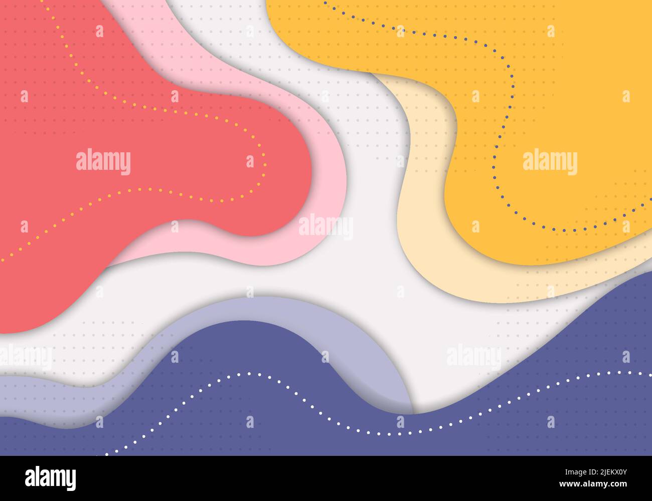 Abstract Artwork Template Design Decorative Style Artwork Background Overlapping Template Style