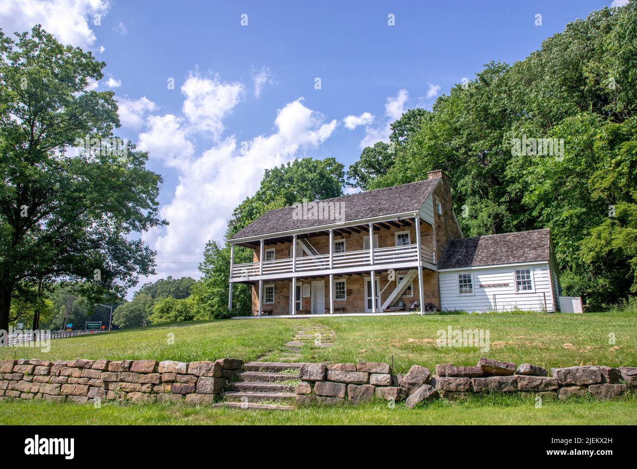The Old Stone House in Butler County sits on what was the western ...