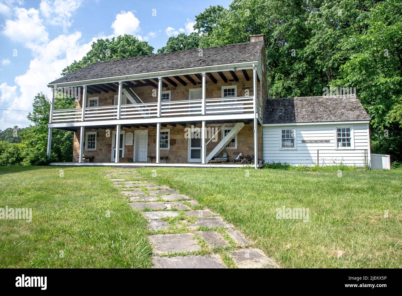 The Old Stone House in Butler County sits on what was the western ...