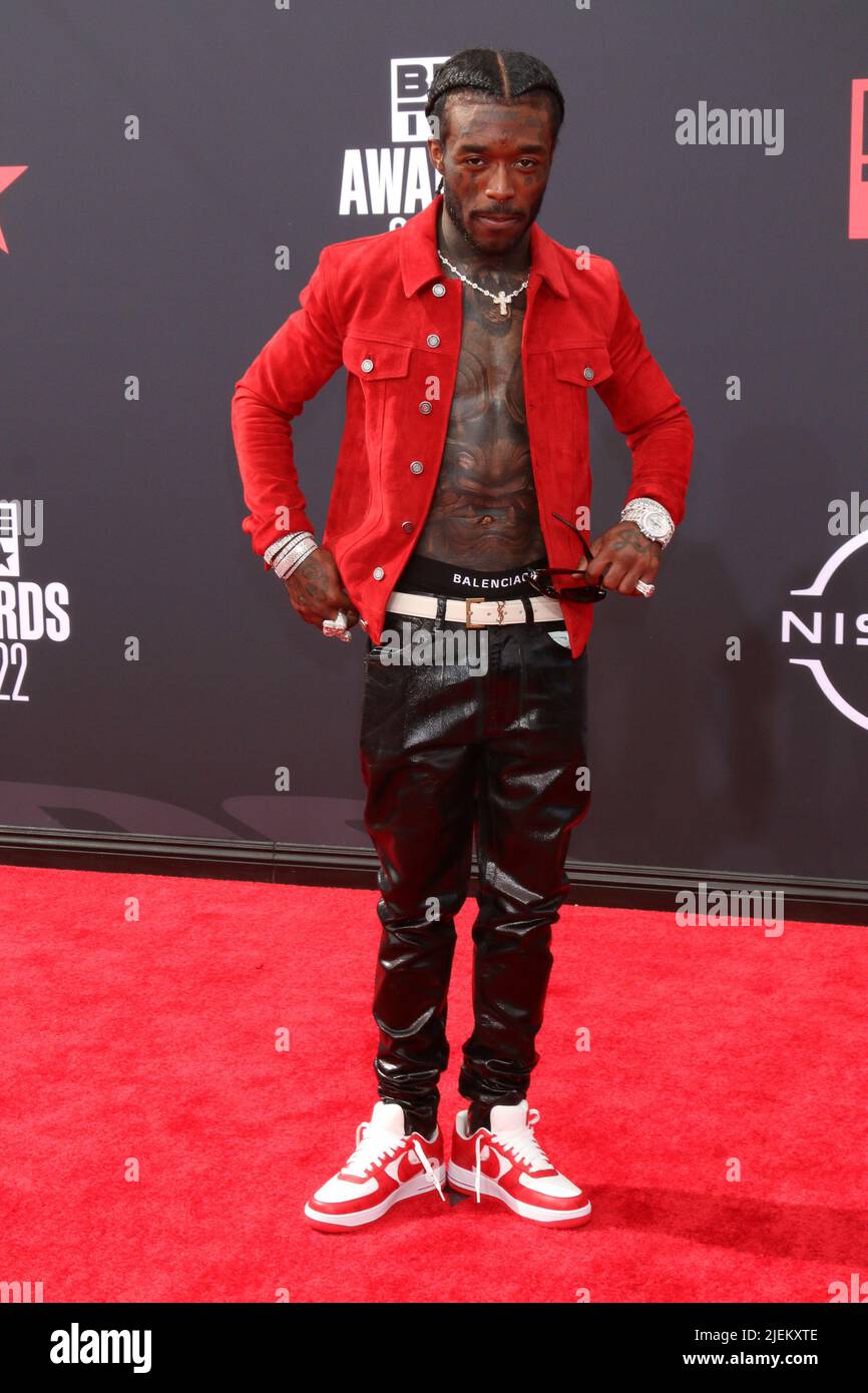 Los Angeles, USA. 26th June, 2022. Lil Uzi Vert at the 2022 BET Awards at Microsoft Theater on ...