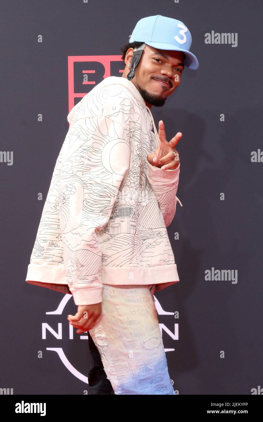 Los Angeles, USA. 26th June, 2022. Chance the Rapper at the 2022 BET ...