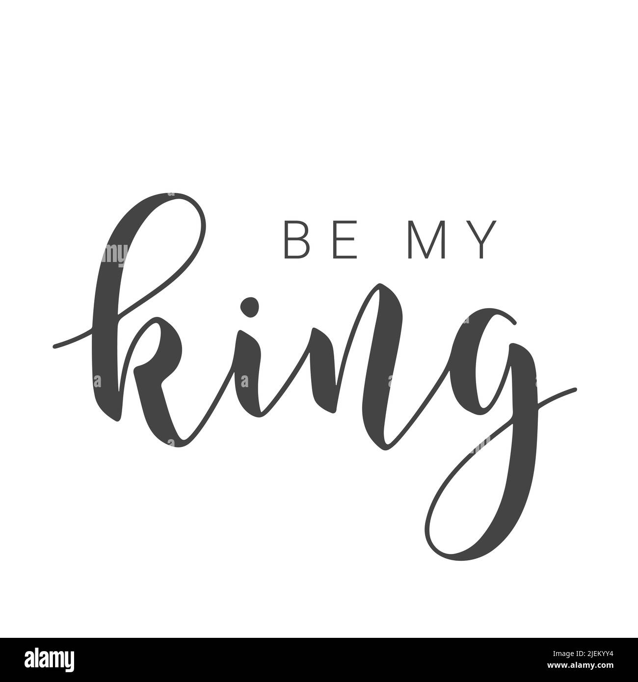 King calligraphy hi-res stock photography and images - Alamy