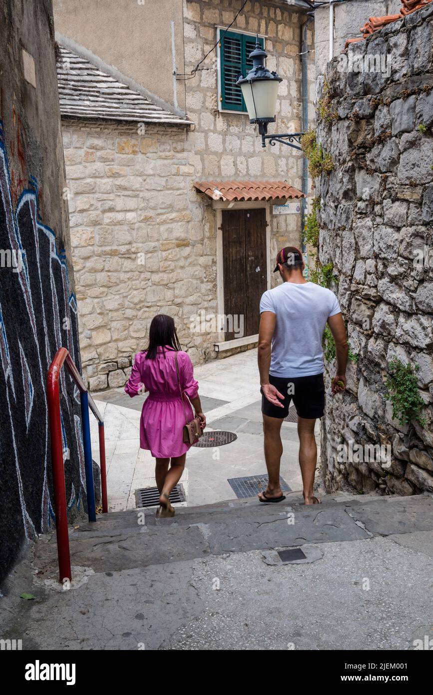 Street in Radunica, a historic and charming downtown neighbourhood ...