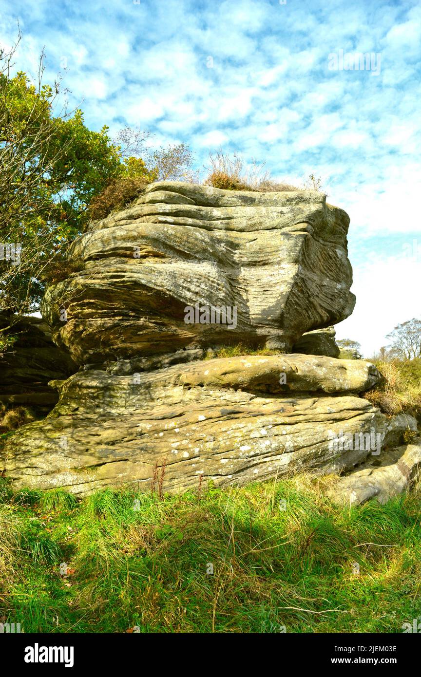 Bingham rocks in Harrogate North Yorkshire UK Stock Photo - Alamy