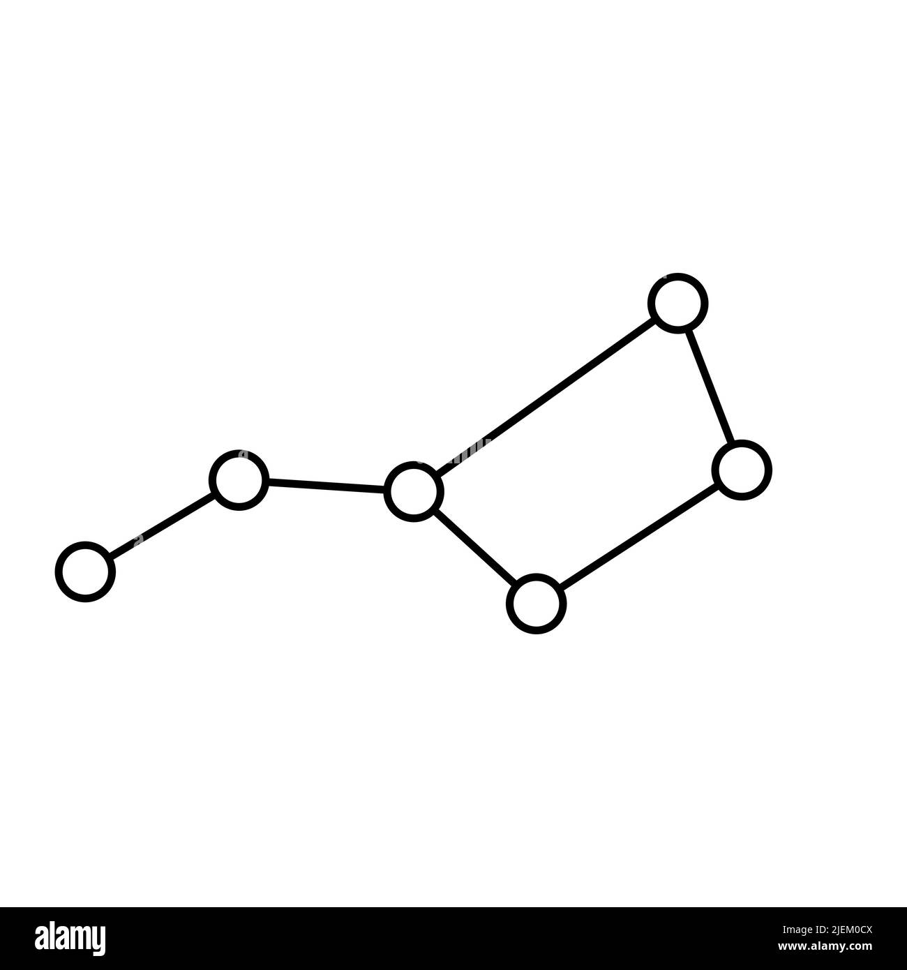 Ursa major constellation bear Black and White Stock Photos & Images - Alamy