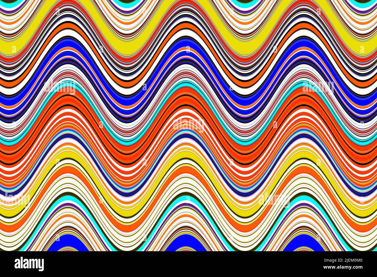 Abstract and contemporary digital art waves design Stock Photo - Alamy