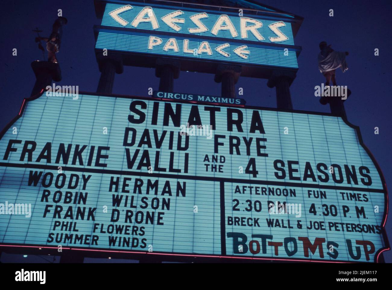 Las Vegas. NV. USA. LIBRARY. Caesars Palace. Circa 1970. Ref:LMK30 ...