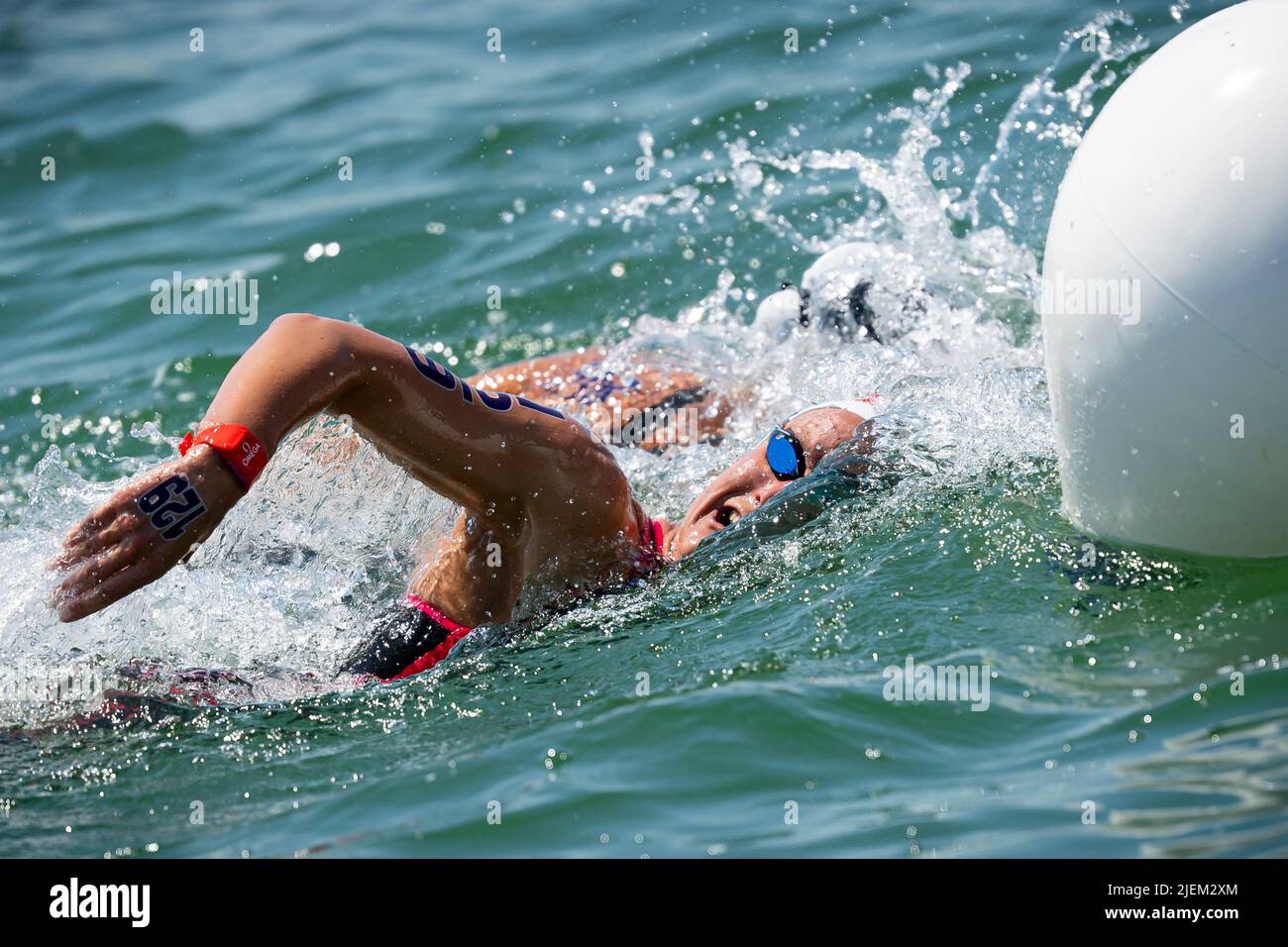 Budapest, Hungary. 27th June, 2022. MULLER Aurelie FRA Open Water ...