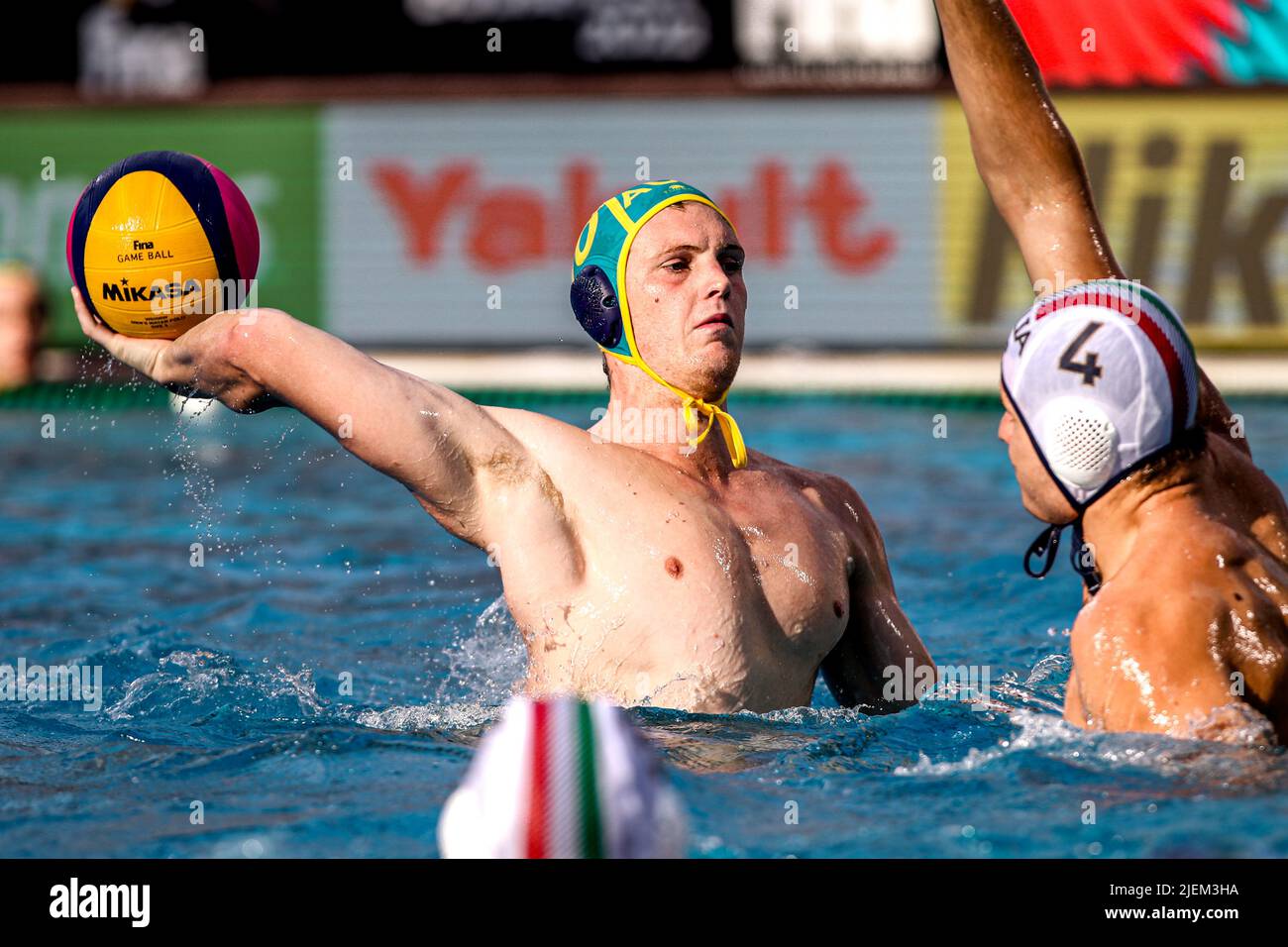 BUDAPEST, HUNGARY - JUNE 27: Timothy Francis Putt of Australia, Matteo ...