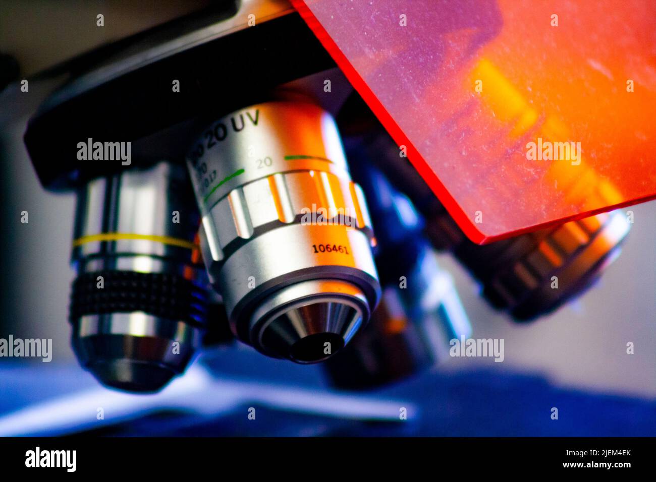A laboratory microscope Stock Photo - Alamy