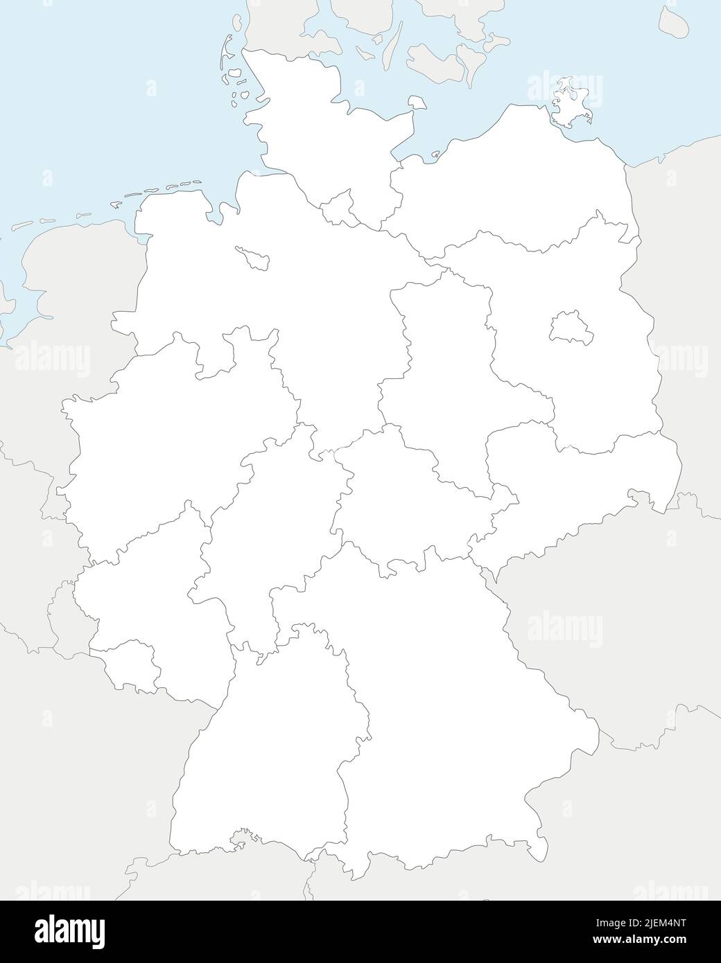 Germany Blank Map Pictures Free Maps Of Germany | Mapswire