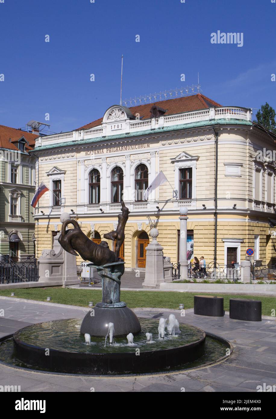 Slovenia, Ljubljana, Slovenian Philharmonic Building Stock Photo - Alamy