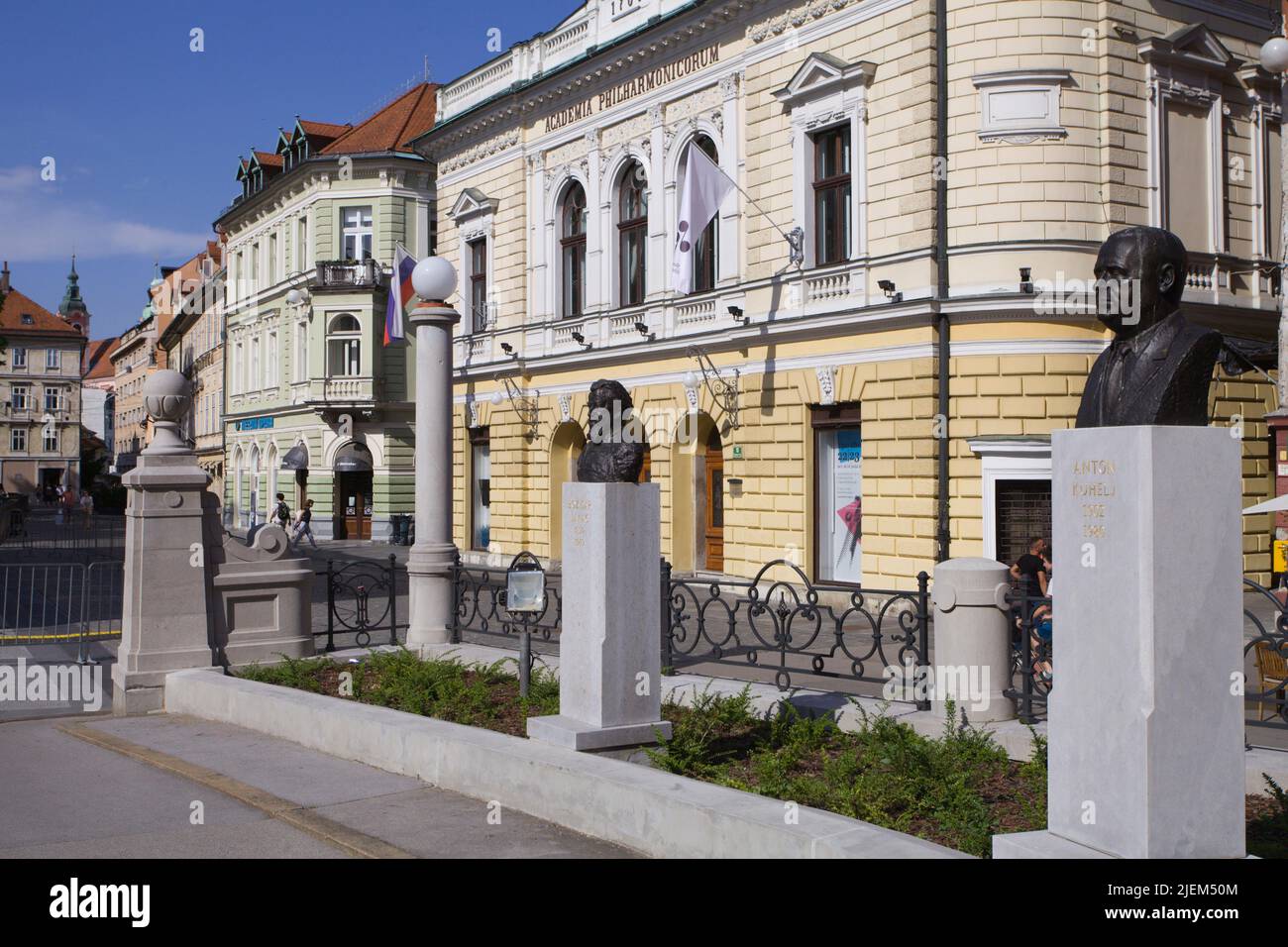 Slovenia, Ljubljana, Slovenian Philharmonic Building Stock Photo - Alamy