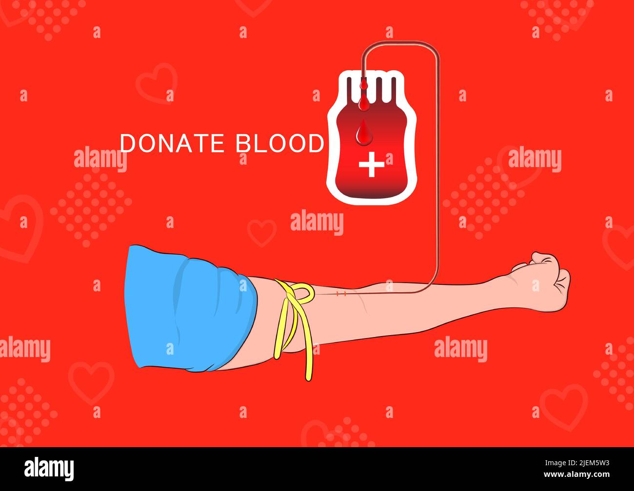 graphics image hand and blood bag concept donate blood vector ...