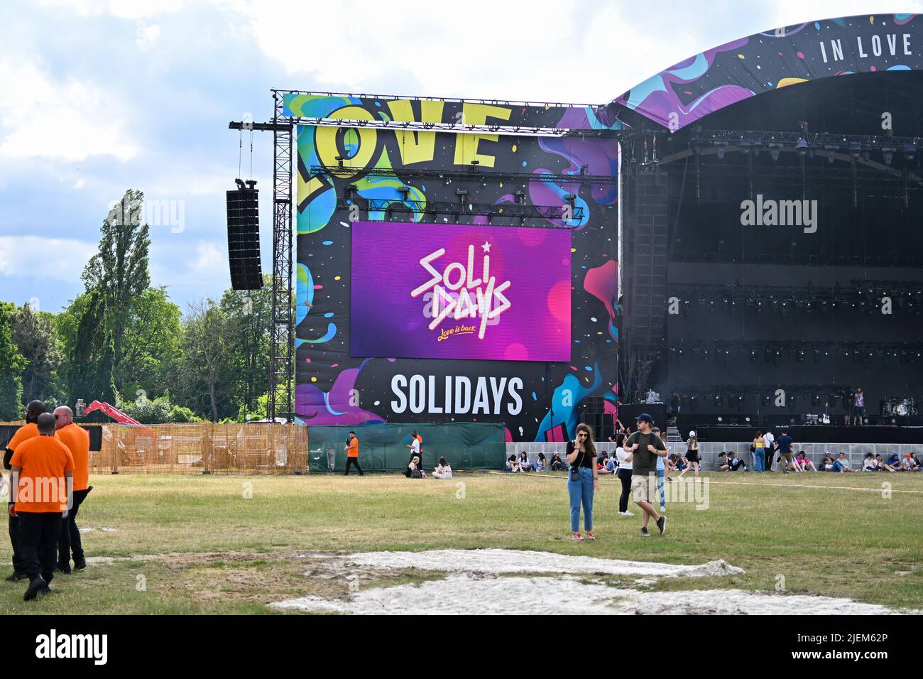 The Solidays festival is back at the Paris-Longchamps racecourse, from ...
