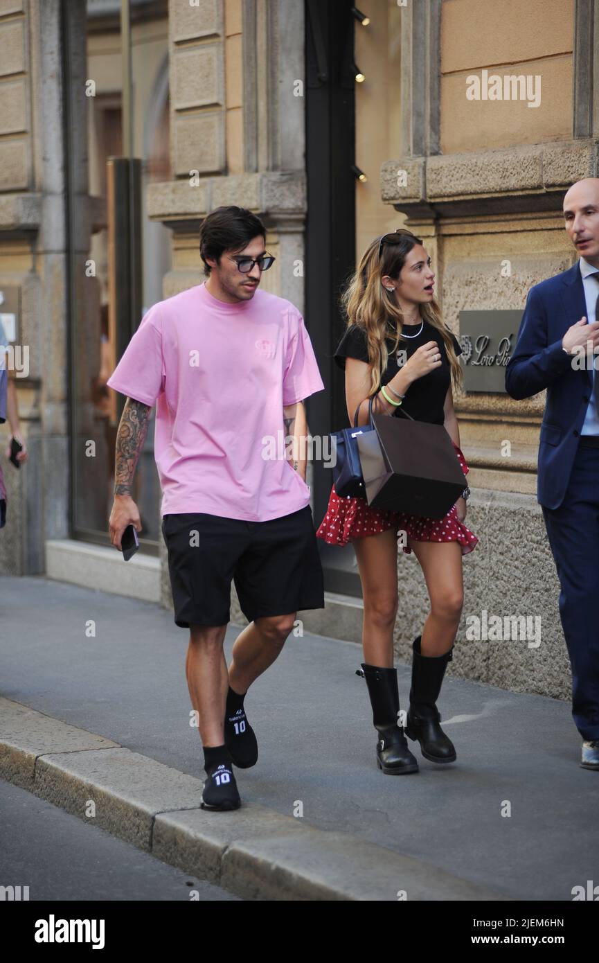 Milan, . 27th June, 2022. Milan, 27-06-2022 Sandro Tonali, 22 years old ...