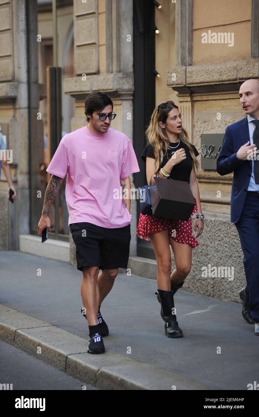 Milan, . 27th June, 2022. Milan, 27-06-2022 Sandro Tonali, 22 years old ...